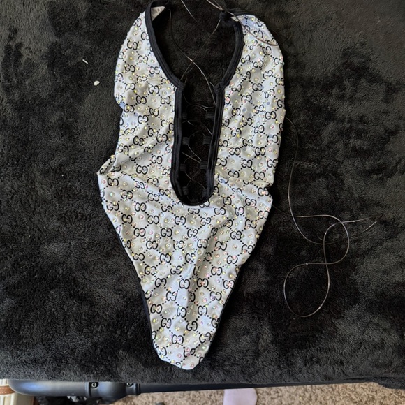 Gucci | Other | Gucci Black And White Bodysuit One Piece | Poshmark